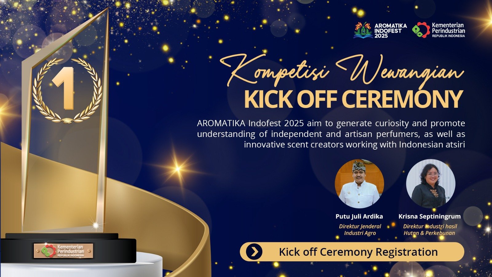 Form Pendaftaran Aromatika Indofest Kick off Ceremony - ScentVenture